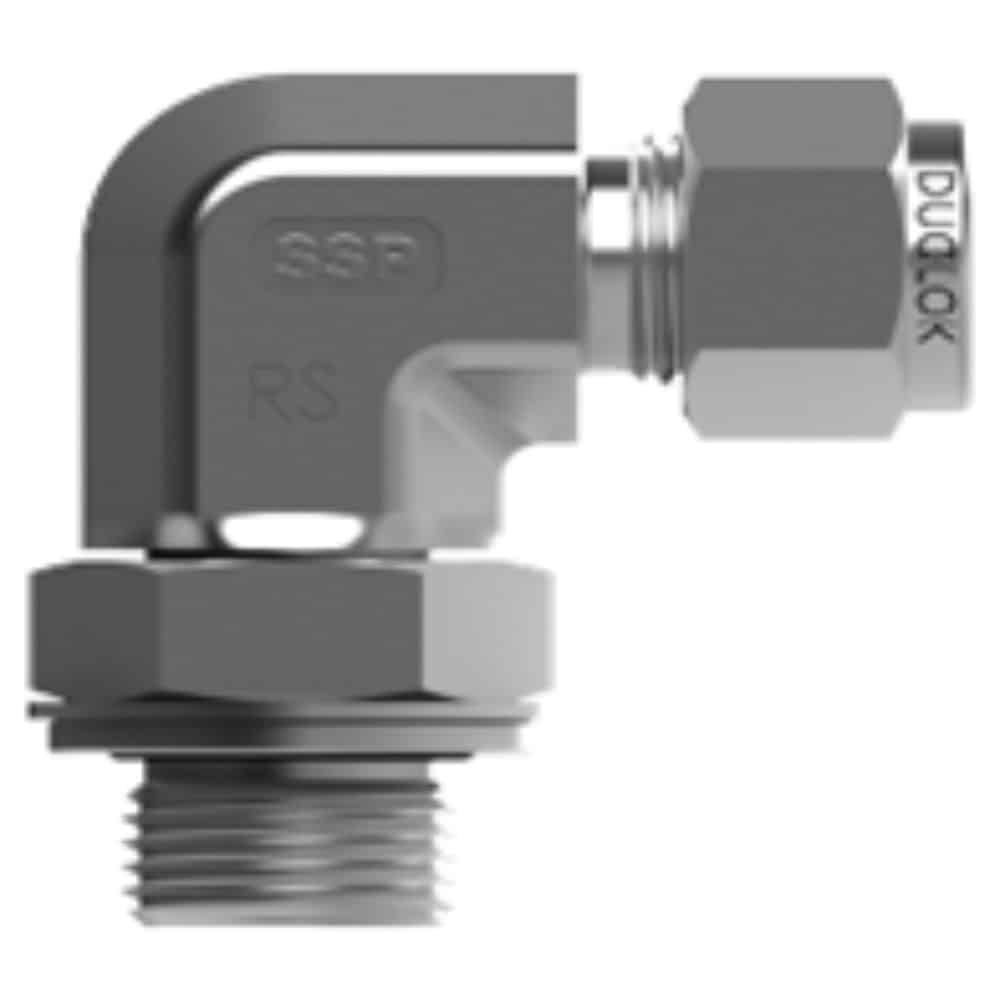SSP ISSDM8MERS2 Duolok Metric 316SS Male Elbow 8mm Tube X 1/8in. ISO Parallel – I-CON Solutions